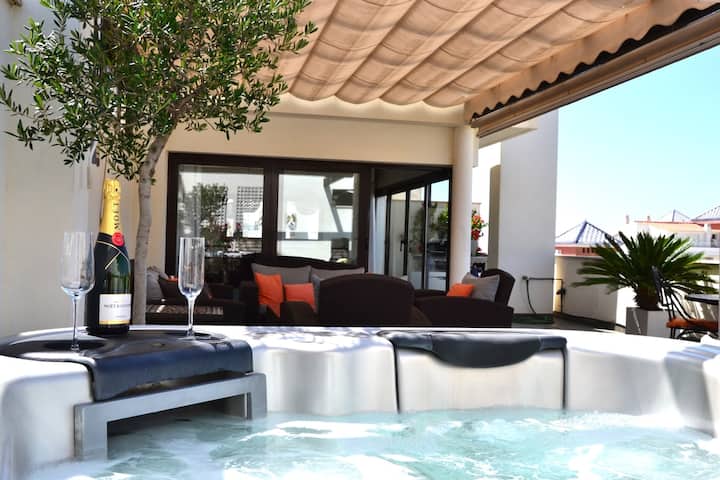 Rsh14a - Terrace With Hot Tub And Fantastic Views - Estepona