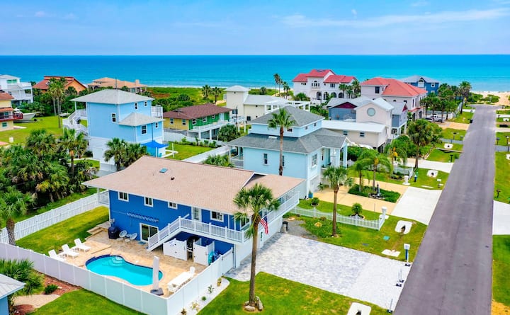 Ocean Blue – Coastal Haven W/ Private Pool, Golf C - Palm Coast, FL