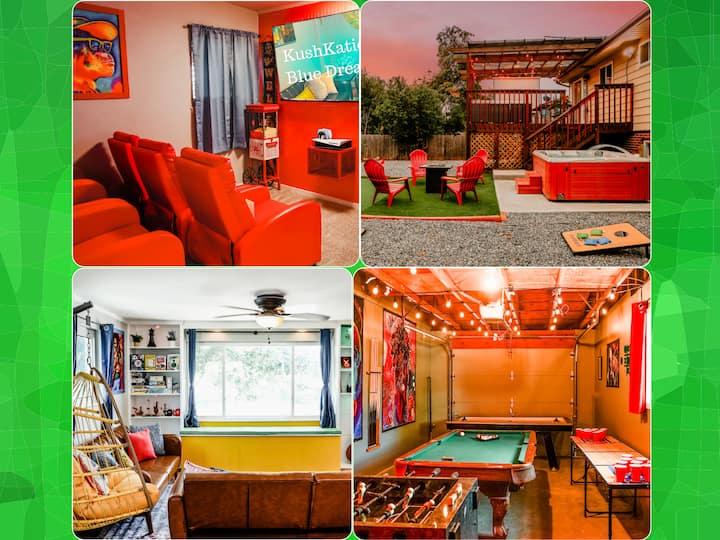 Hottub Theater Arcade Gameroom Puttputt 420 - Thornton, CO