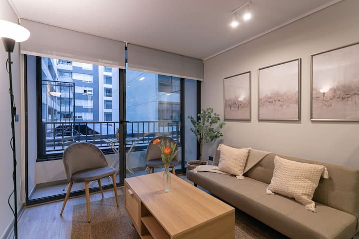 1br Apartment Santiago Charm For 3 Guests Stay - Santiago