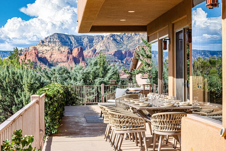 8-bedrooms With Stunning Views & 75' Lap Pool - Sedona, AZ
