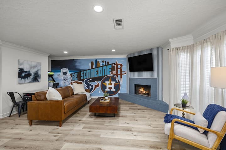 Walkable Montrose 2br | Houston Mural | Sleeps 9 - 휴스턴