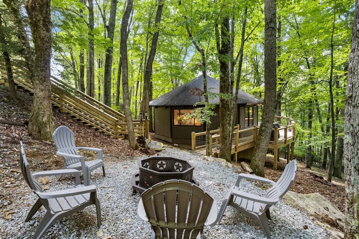 Modern Cabin In Peaceful Area - Beech Mountain, NC