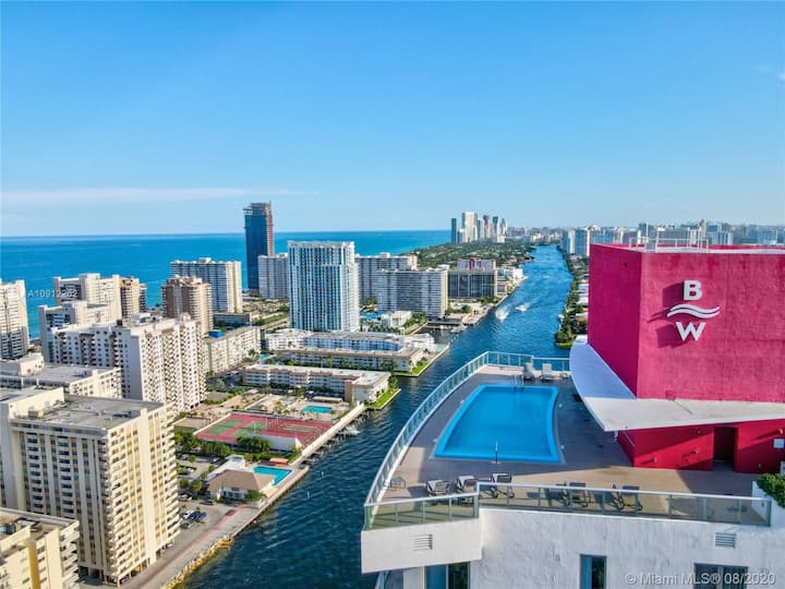 Miami Apt With Amazing Views & Kitchen - Hallandale Beach, FL