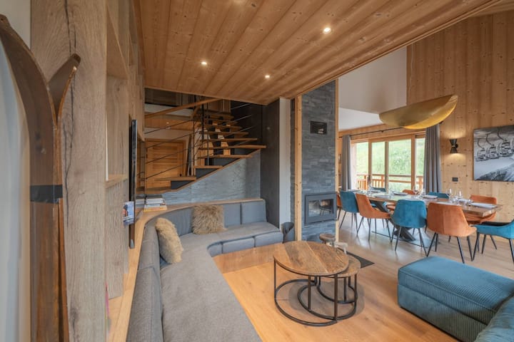 Le Cocon Blanc, Duplex 5 Chambres : Cheminéewellne - L'Alpe d'Huez