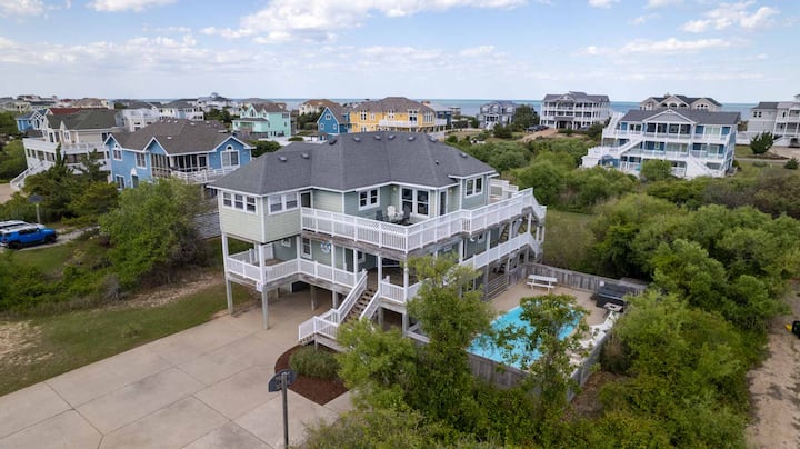 Third Row Whalehead Home With Pool And Spa, Sleeps - Corolla, NC