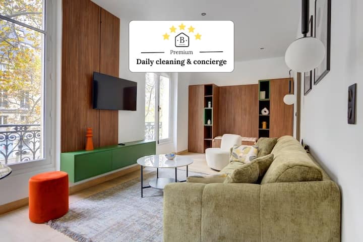 Thebluestay 290- Apt Terrasse Près Champs-elysées - Levallois-Perret
