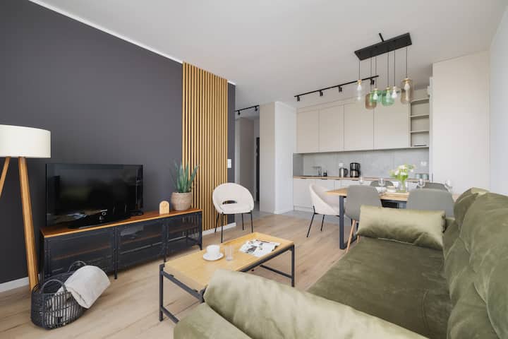 Bykowska Apartment | 2 Bedroom | Balcony - Katowice