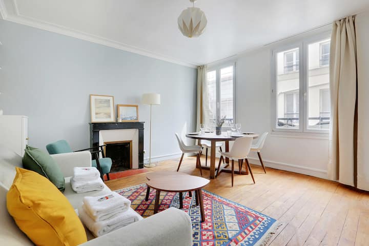 Paisible Appt - 1bd/4p - Palais Royal/louvre -