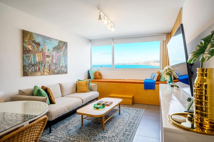 Hilton Sea View Top Floor – Steps To Beach, Train - Tanger