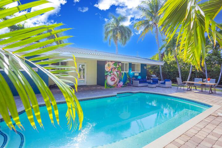 Private Family Villa W/ Heated Saltwater Pool - Fort Lauderdale