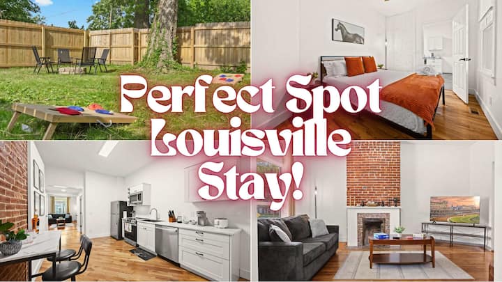 2br Cozy Lou Stay | Prime Location W/ Backyard! - Louisville, KY