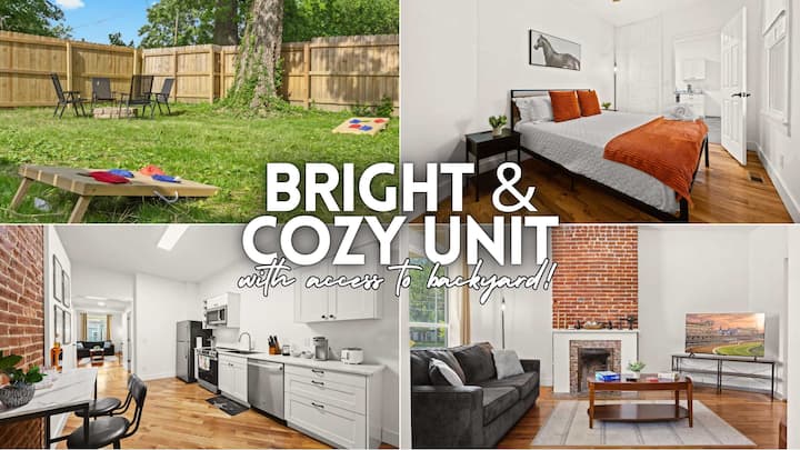 2br Cozy Lou Stay | Prime Location W/ Backyard! - KFC Yum! Center