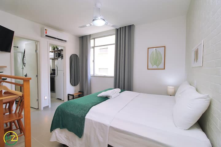Modern And Silent Studio At Posto 4 In Copa - Rio de Janeiro