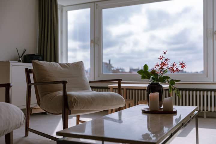Charming Art Deco Apartment With Lovely View - Blankenberge