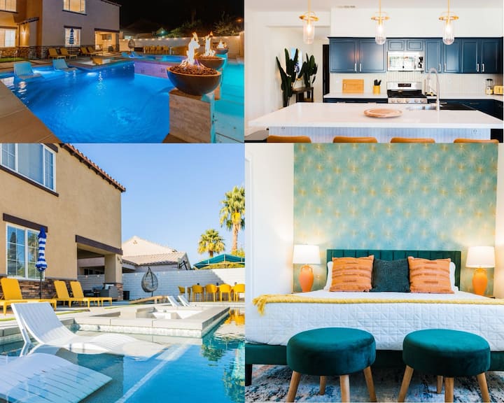Desert Paradise: 6 King Bed, Resort Pool & Game - Coachella, CA