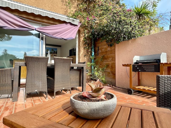 Le Mazet • Terrasse & Piscine • Clim • Plain-pied - Fitou