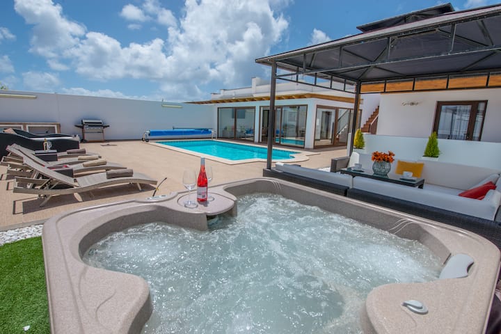 Villa Bonilla Con Piscina Climatizada Y Jacuzzi - 