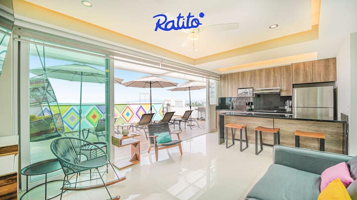 Torre Ku | Pent House | 2 Br+sofa | Pool+sea View - Puerto Vallarta