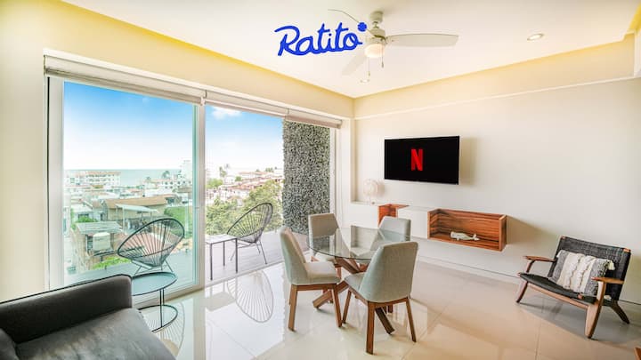 3a Torre Ku |2br+sofa| Downtownview+privatebalcony - Puerto Vallarta