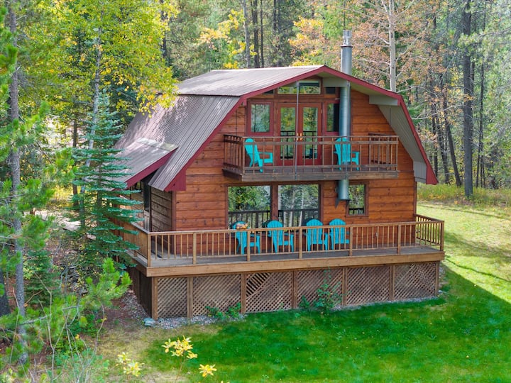 Glacier Park And Golf Course Views 2 Miles To Gnp - West Glacier, MT