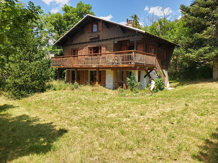 Chalet Alpin Avec Cheminée, Terrasse Et Jardin - Serre Chevalier
