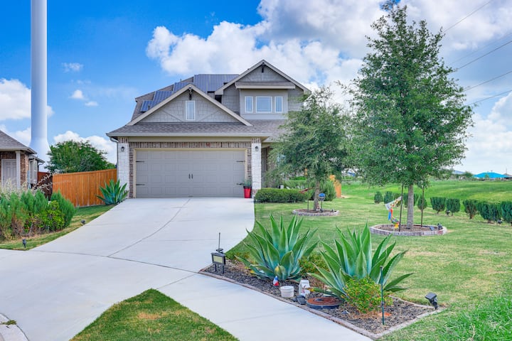 Large Fenced Yard: Family-friendly Kyle Home - Buda, TX
