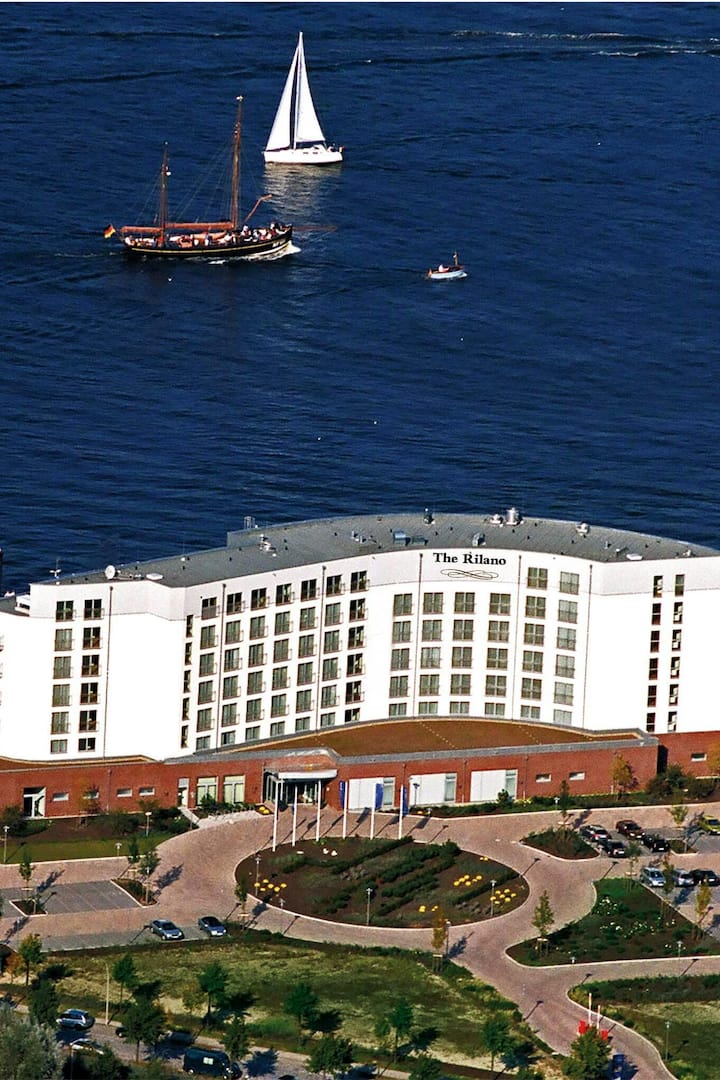 Lovely Twin Room With Courtyard View At The Rilano - Hamburg
