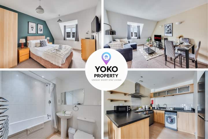 Elegant City Centre Apartment By Yoko Property - Northampton
