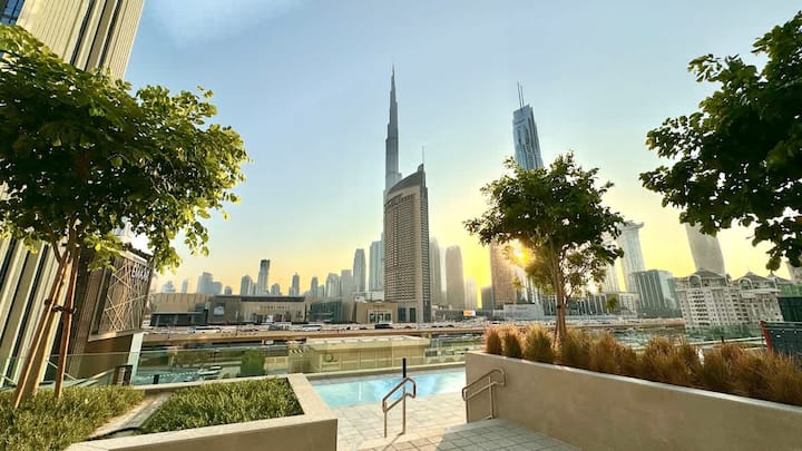 Infinity Pool / Yoga & Gym / Dubai Mall Access - 