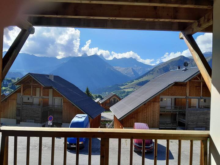 Appartement 6 Couchages, 100m Des Pistes De Ski, V - Le Corbier