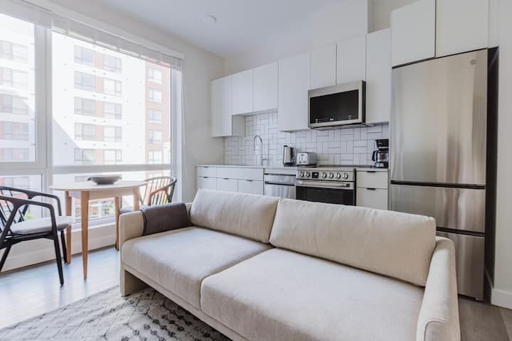 Blueground | Revere, Lounge, Games, W/d, A/c - Boston, MA