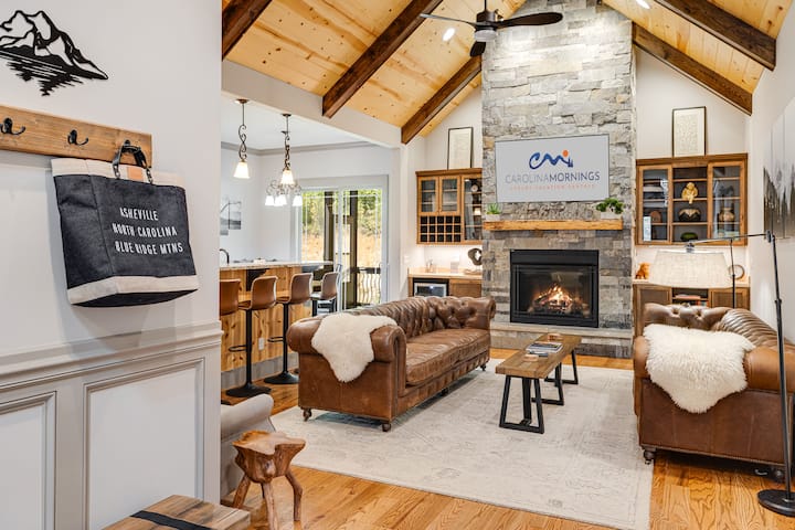 Hot Tub + Game Room | Luxe 5br + Biltmore Pass - Hendersonville, NC