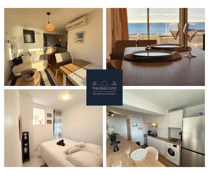 Appartement Cosy Avec Vue Mer Au 4ème - Valras-Plage