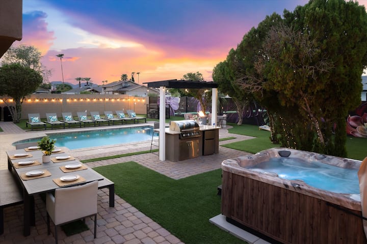 Casa Citrus! 6br, Heated Pool, Spa, Modern Design - Scottsdale, AZ