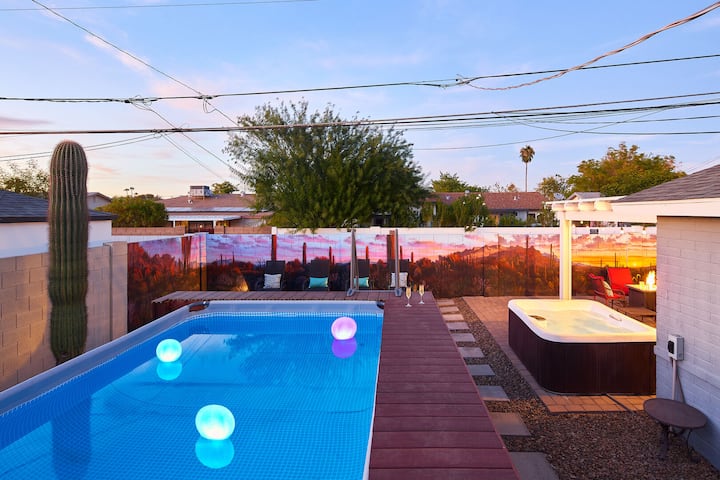 Scottsdale Saguaro-pool & Spa- Games- In Old Town - Scottsdale, AZ