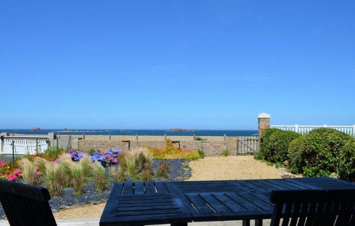 Maison Face Mer Accès Direct Plage - Plougasnou