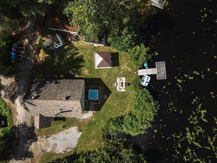 Le Lac Apaisant - Chalet Hivernal Avec Spa - Saint-Hippolyte