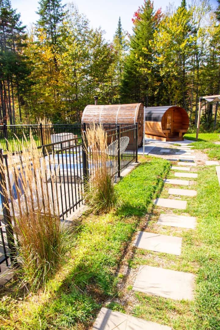 2ch : Relaxation + Spa + Sauna + Bbq + Wi-fi - Portneuf