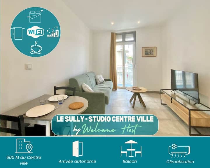 Le Sully, Studio Confort En Centre & Climatisé - Nîmes