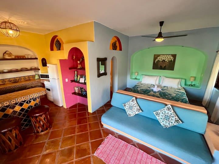 Luna - Casa Mojo's Delightful 1br, Kitchen, Pool - Sayulita