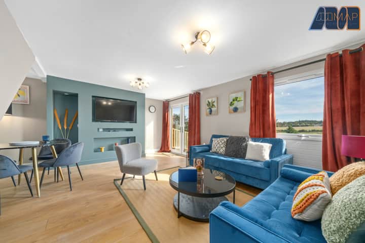 Modern 3-bed Home + Garden - Loch Leven