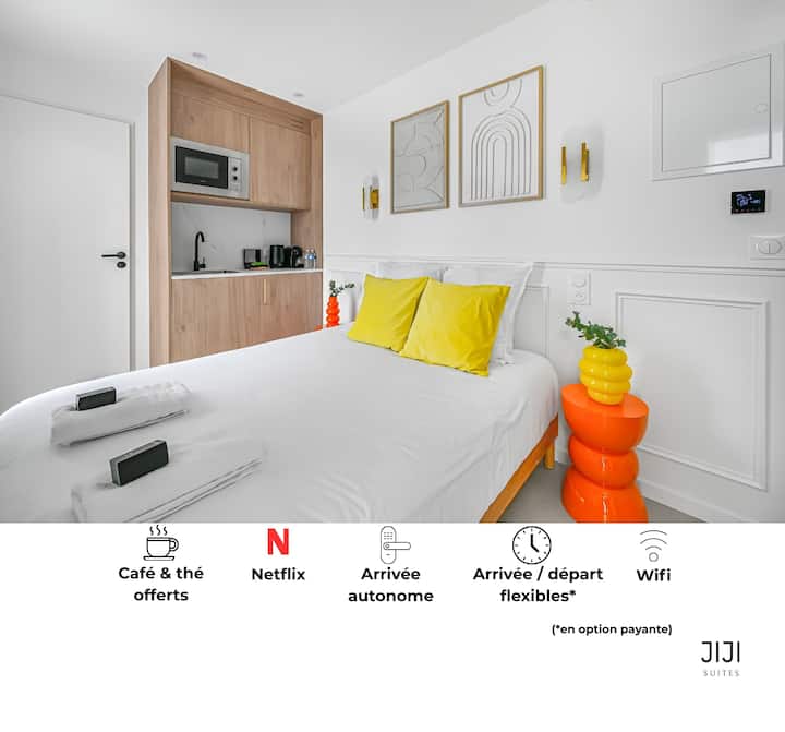 Jiji Suites - Marbre Et Luxe Près D'evry - Brie-Comte-Robert