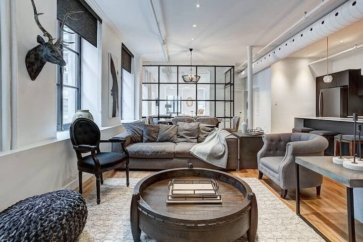 Mercer|penthouse 6beds-3ba|12guests|old Mtl - Montreal