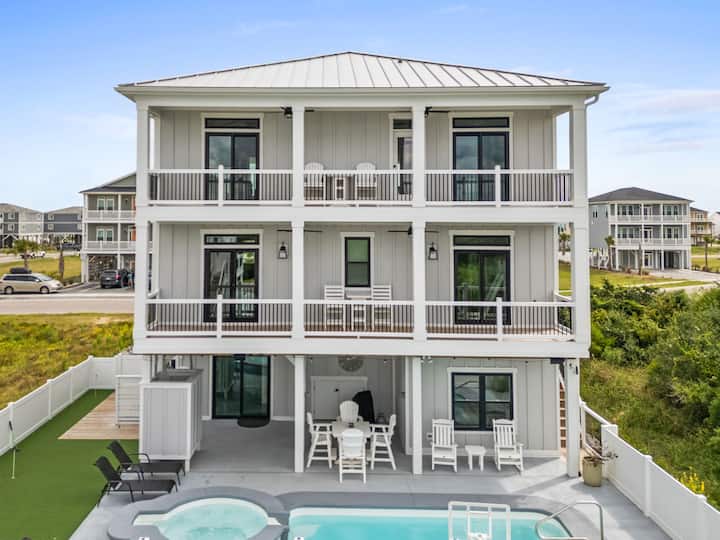 5-bedroom Putting Green, Pool, Spa, Elevator - Ocean Isle Beach, NC
