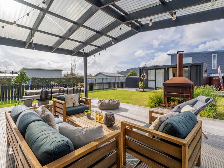 Sunny Hideaway - Whangamata Holiday Home - Whangamatā