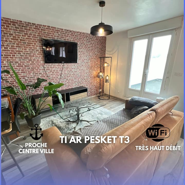 Ti Ar Pesket T3 Centre Ville Wifi - Concarneau