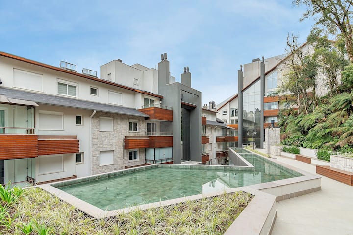 L'adress 201b - Sofisticação Junto à Rua Coberta - Gramado