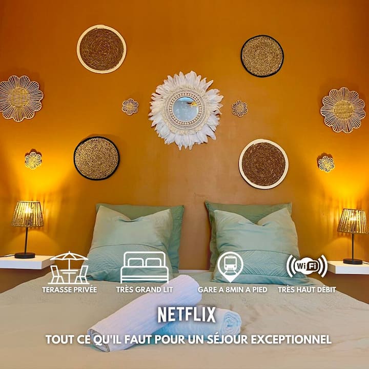 Doux Pavillon - La Canopée: 8min à Pied De La Gare - Gare de Clermont-Ferrand