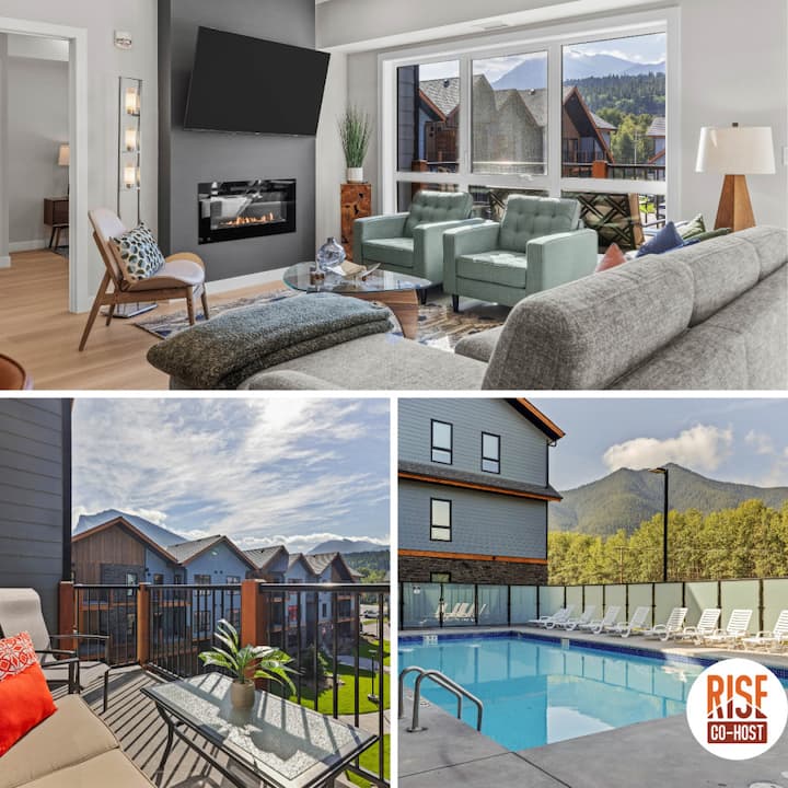 Mountain Views | Luxury Top Floor 3 Bedroom Suite - Canmore